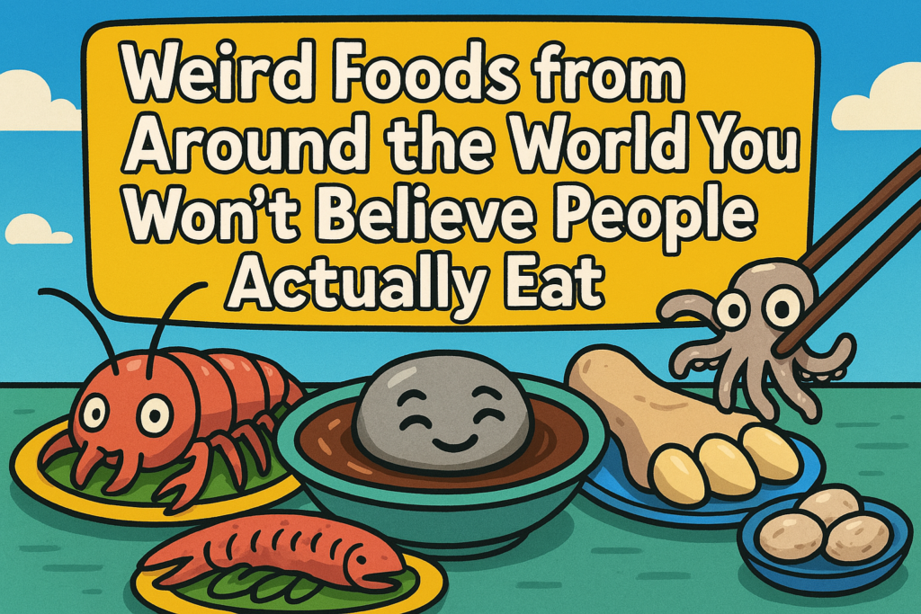 Weird Foods from Around the World You Won’t Believe People Actually Eat (Lesson Plan) - Lenara ...